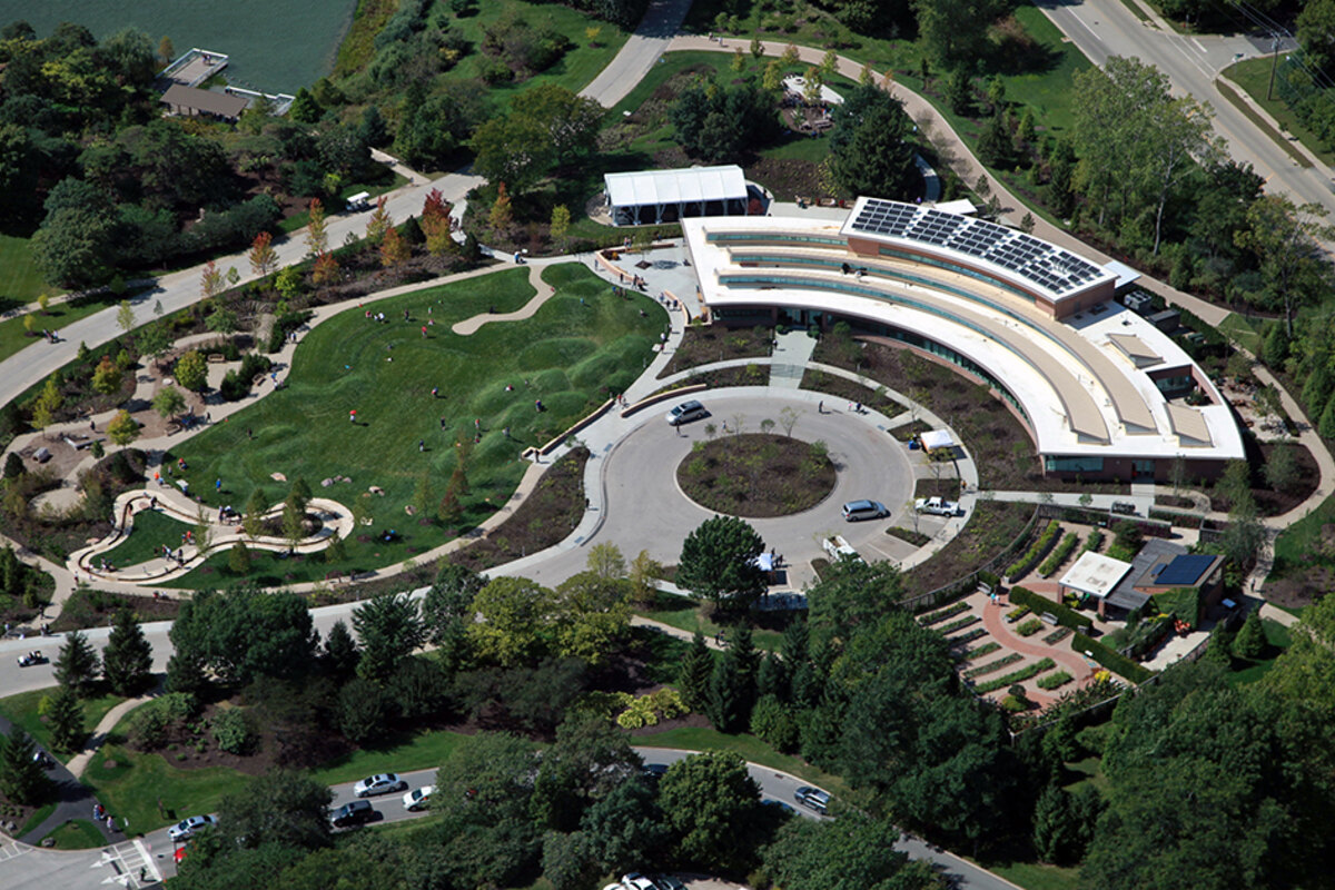 Regenstein Learning Campus at the Chicago Botanic Garden | Landscape ...